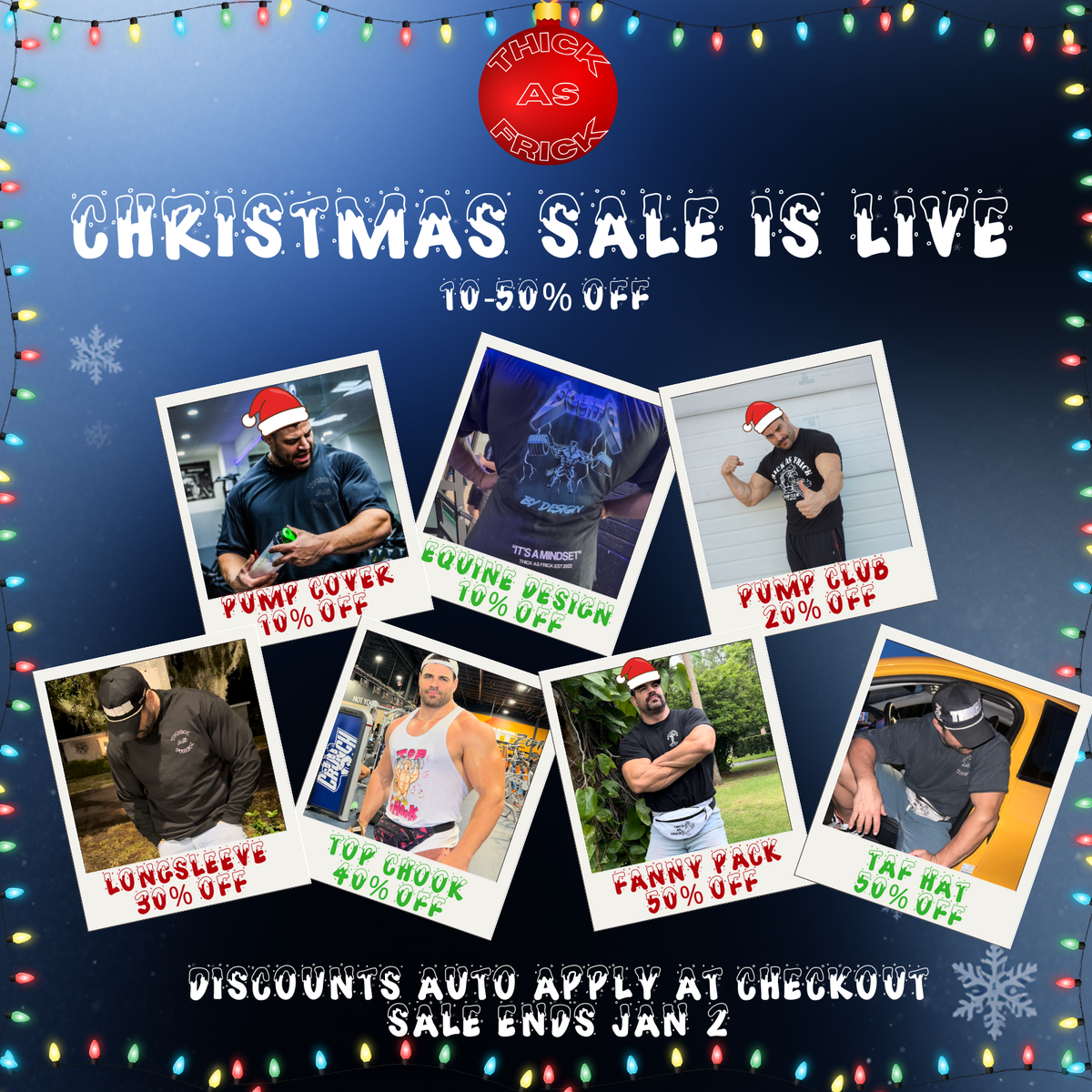 Thick as Frick Home of Eric Bugenhagen AKA Rick Boogs Official Merch